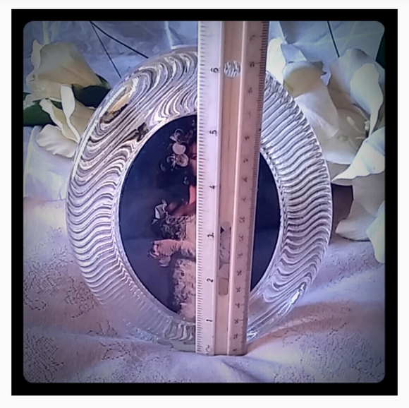 Mikasa | Accents | Vintage Mikasa Crystal Oval Picture Frame | Poshmark
